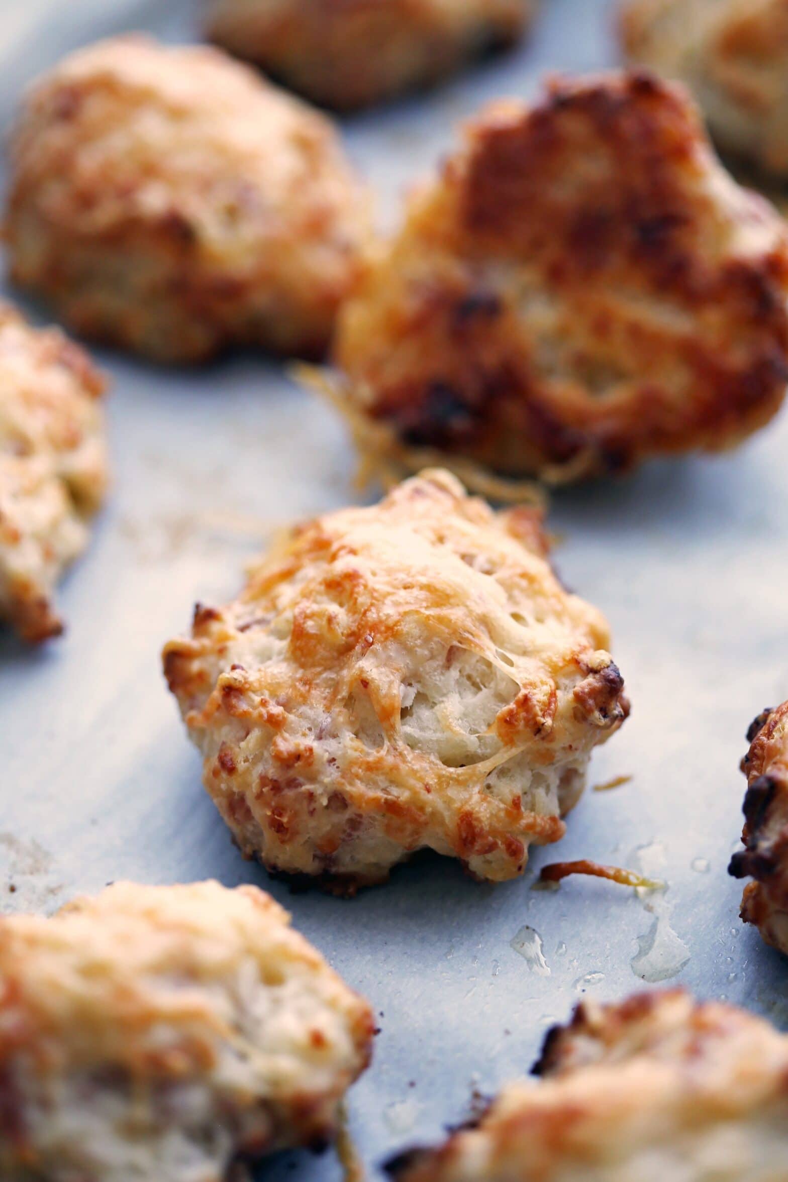 Easy Ham and Cheese Drop Biscuits - Yay! For Food
