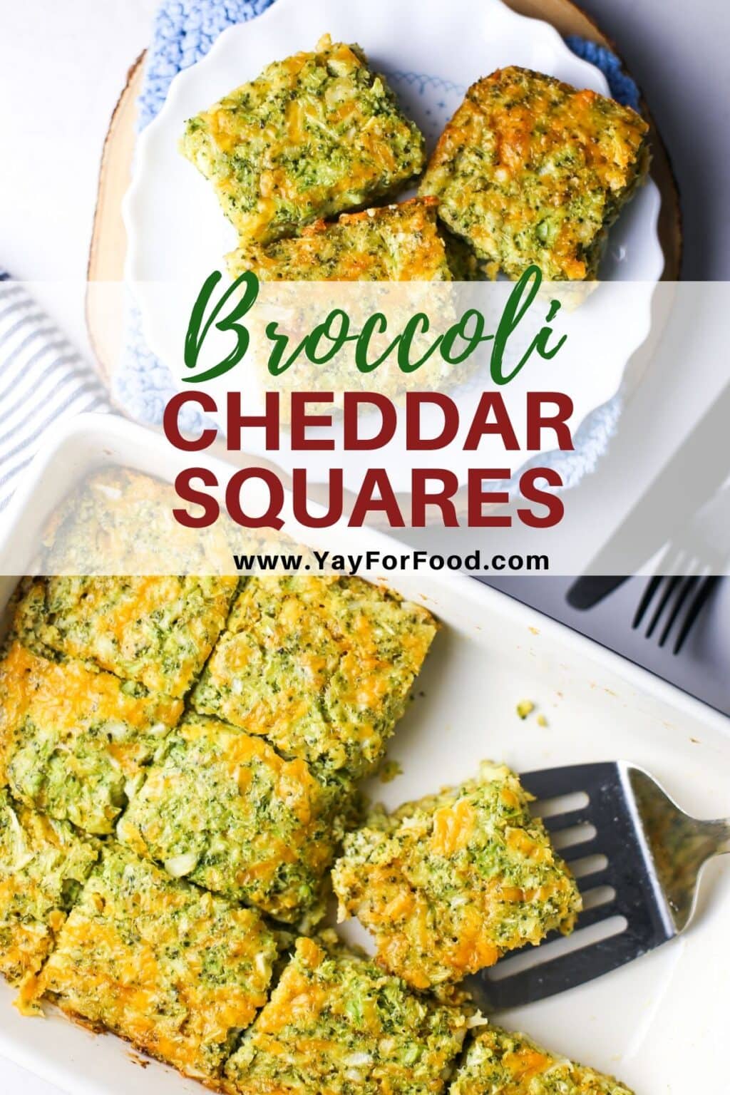 Broccoli Cheddar Squares - Yay! For Food