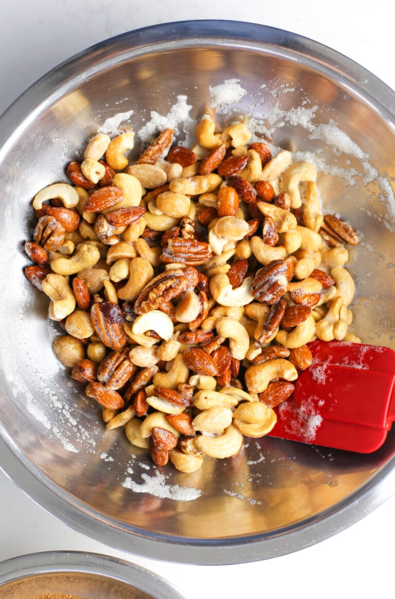 Six-Ingredient Cinnamon Sugar Candied Nuts - Yay! For Food