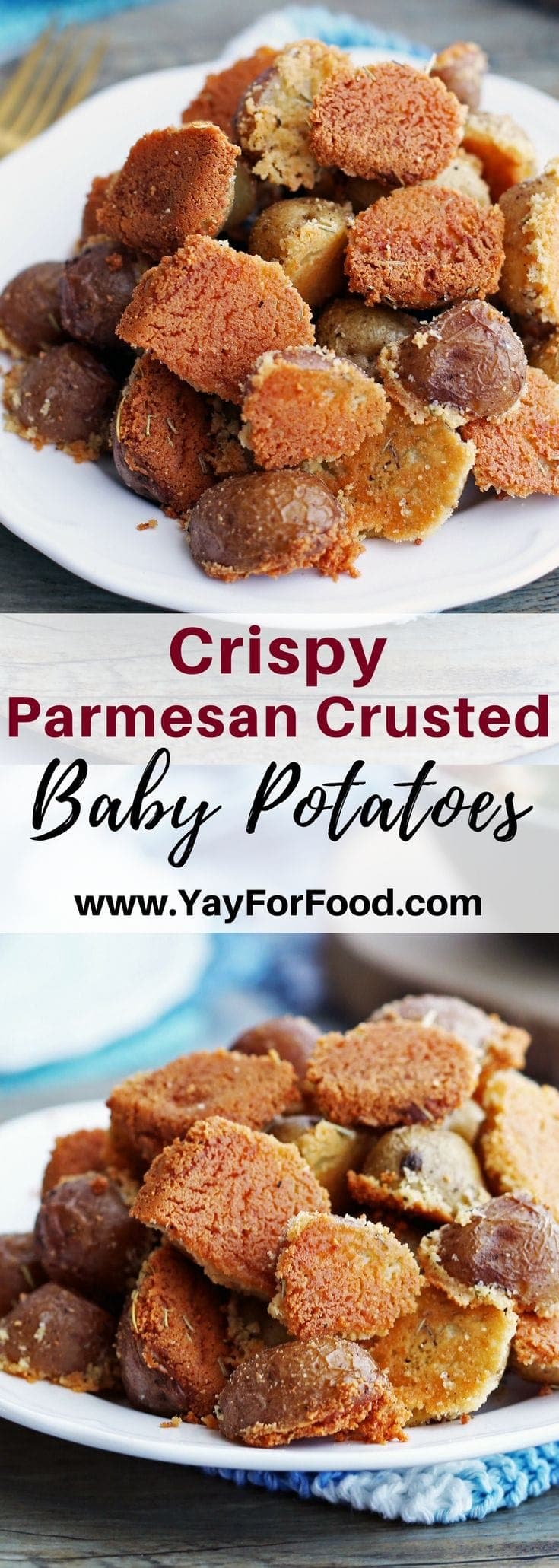 Crispy Parmesan Crusted Potatoes - Yay! For Food