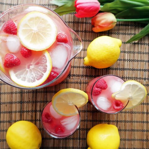Homemade Raspberry Green Tea Lemonade - Yay! For Food