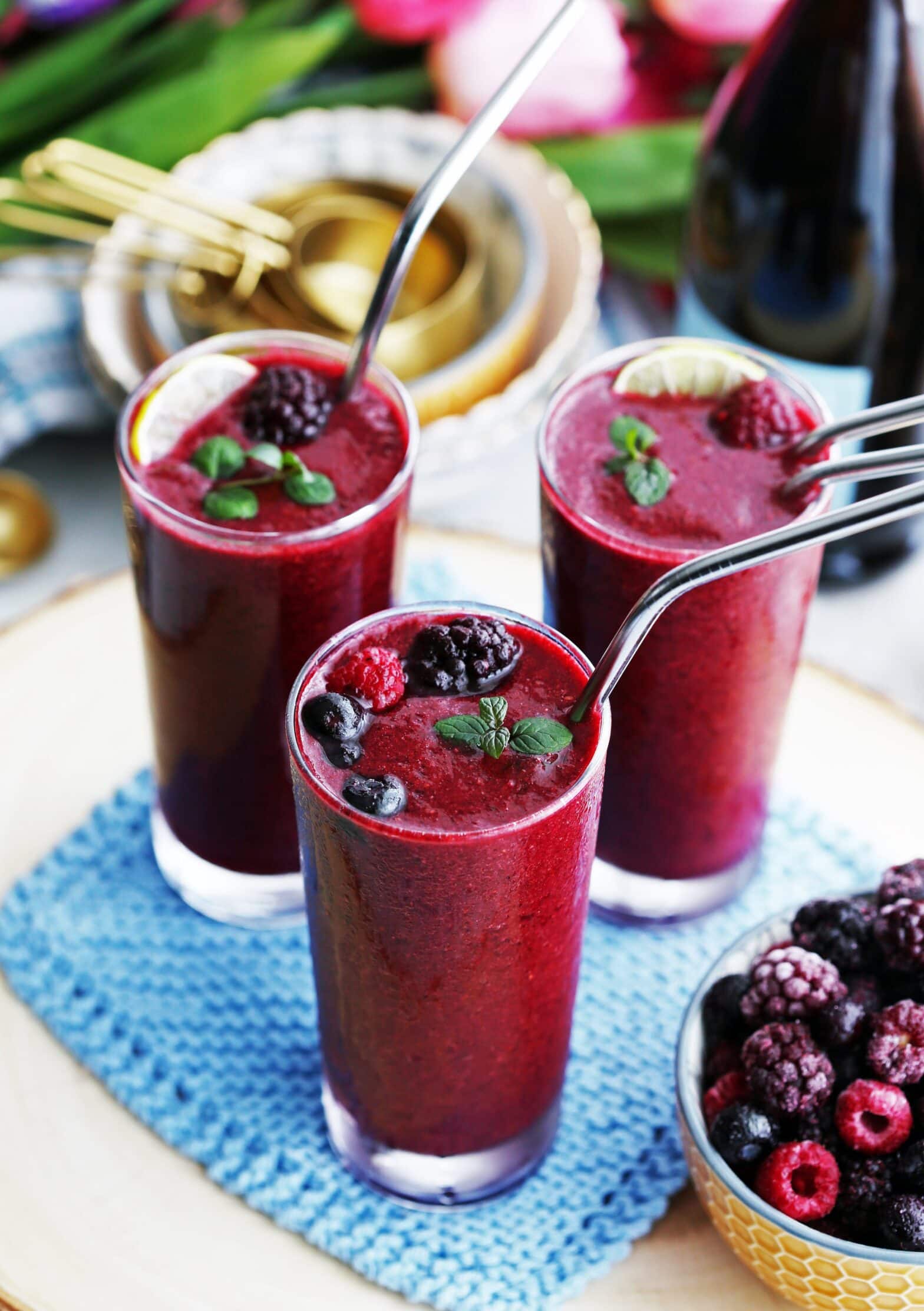 Mixed Berry Prosecco Wine Slushies - Yay! For Food