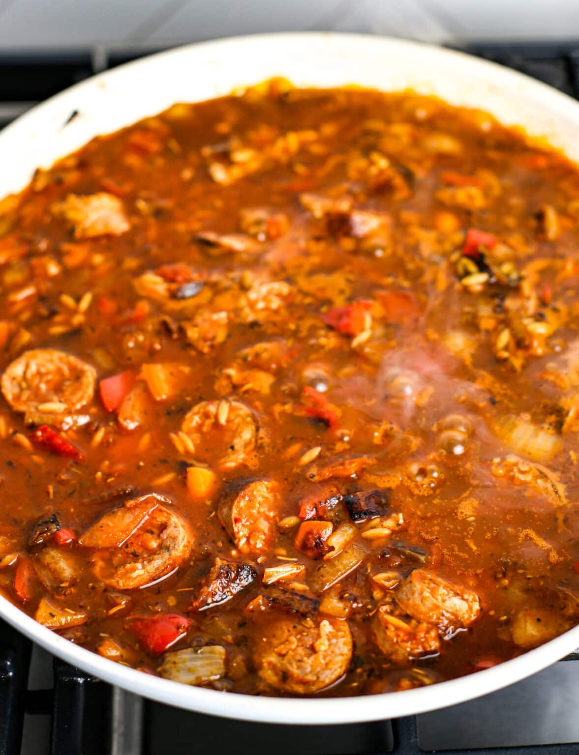 One-Pan Italian Sausage and Orzo Pasta - Yay! For Food