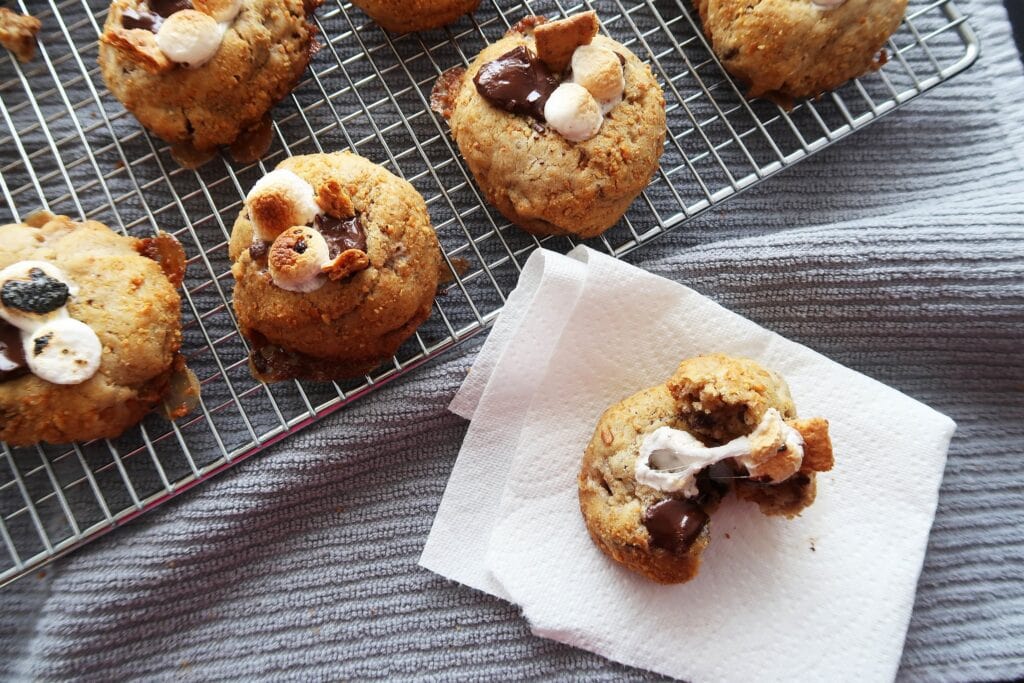 Soft and Chewy S'more Cookies - Yay! For Food